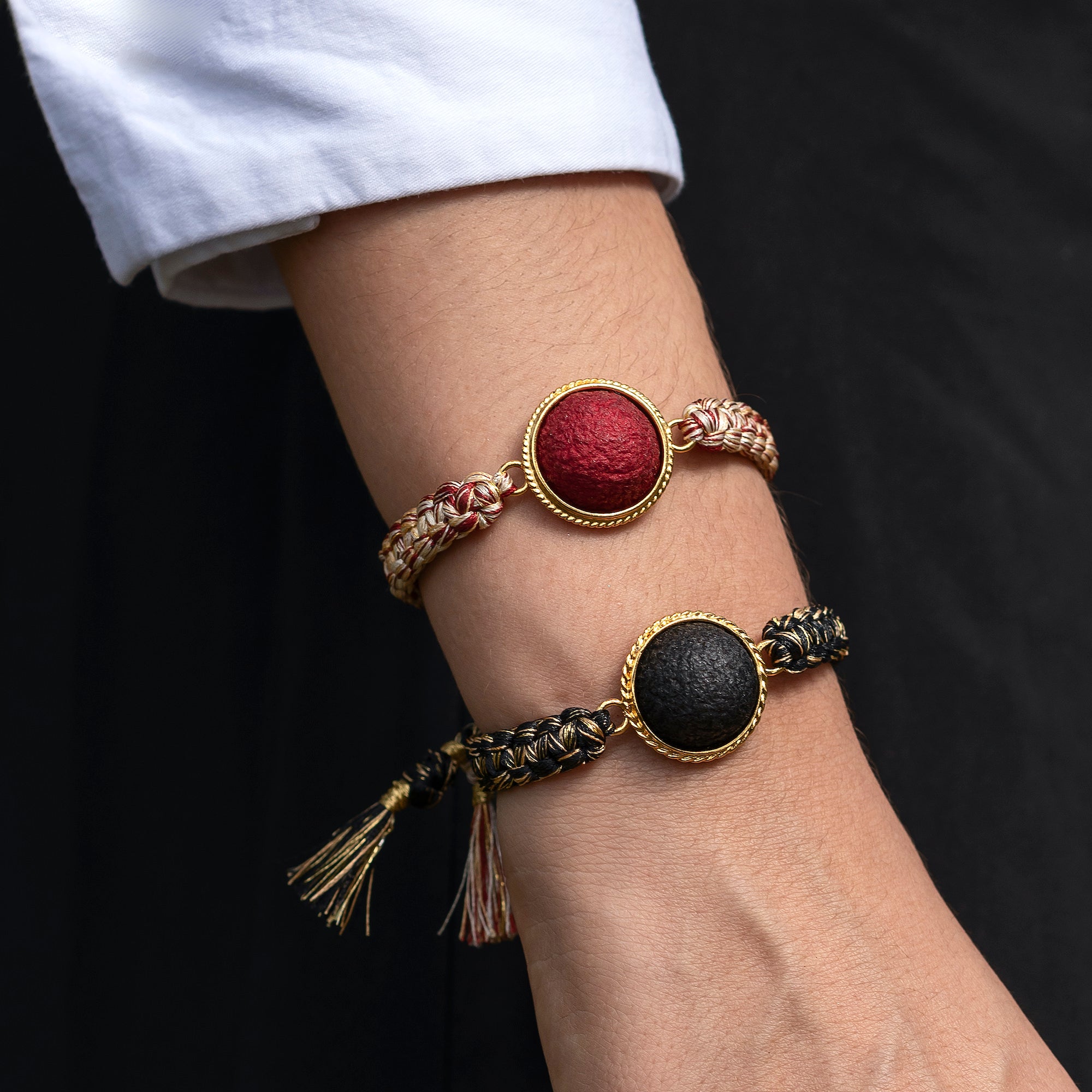 Handwoven Colombian Bracelet | Silk Cocoon Jewelry | Makarla